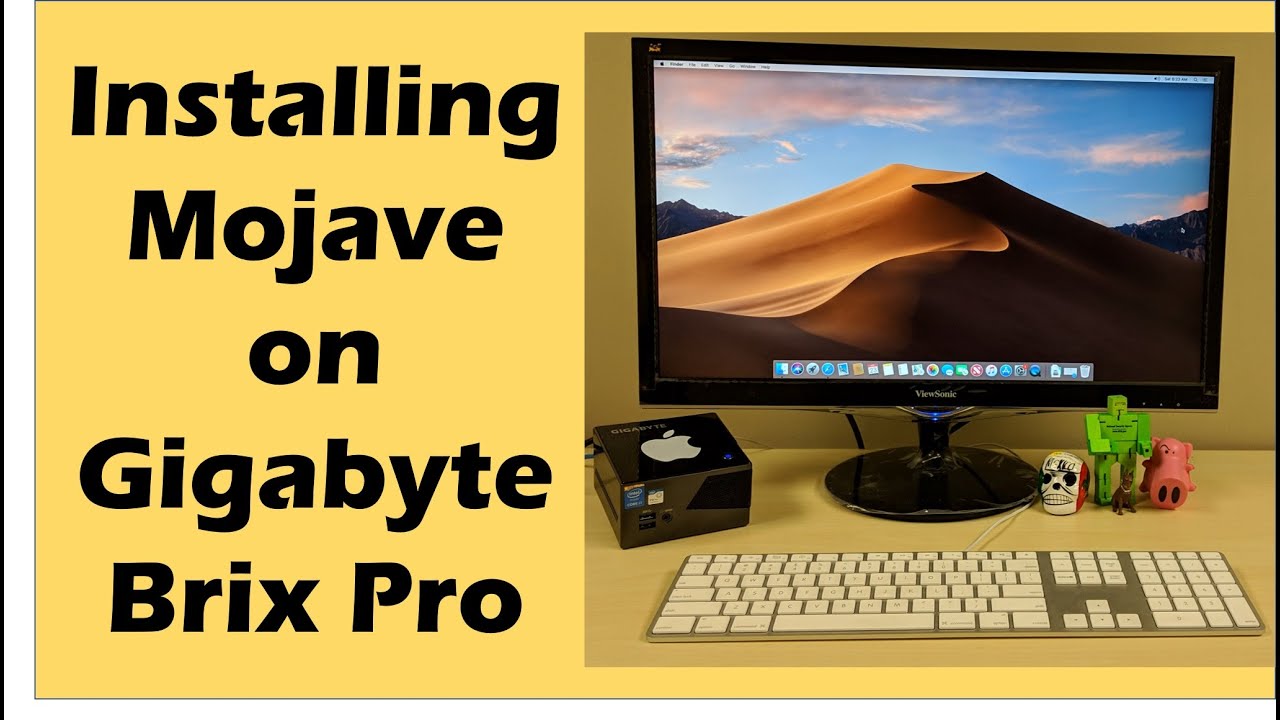 Installing macOS Mojave 10.14 onto a Gigabyte Brix Pro (BXI7-5775, Hackintosh) - YouTube