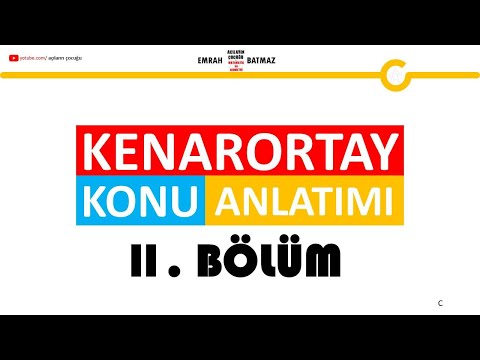 KENARORTAY 2.BÖLÜM  | 2024 GEOEMERTİ KONU ANLATIMI | SORU ÇÖZÜMÜ | pdf | #2024tayfa #mezuntayfa