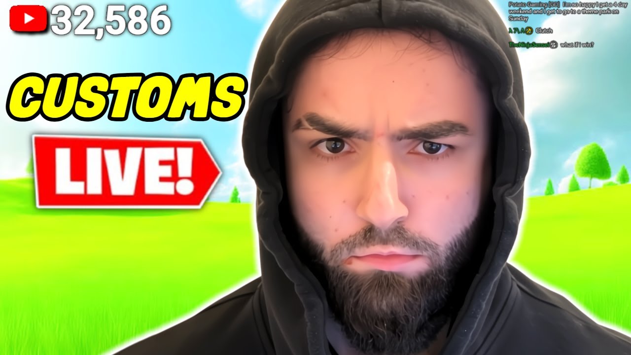 🔴 LIVE FORTNITE CUSTOMS ANYONE CAN JOIN (BR/OG/SQUIDGAME) - YouTube
