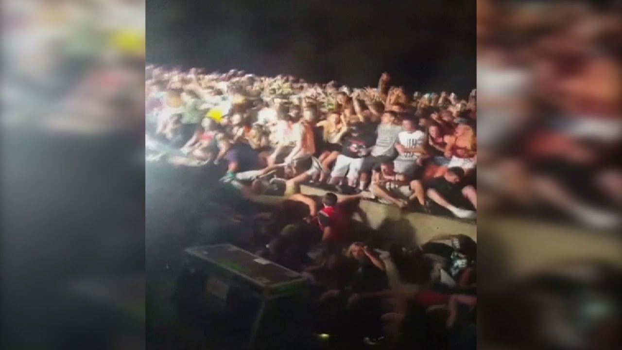 Snoop Dogg Concert Suffers Stage Collapse, More Than 40 Injured - YouTube