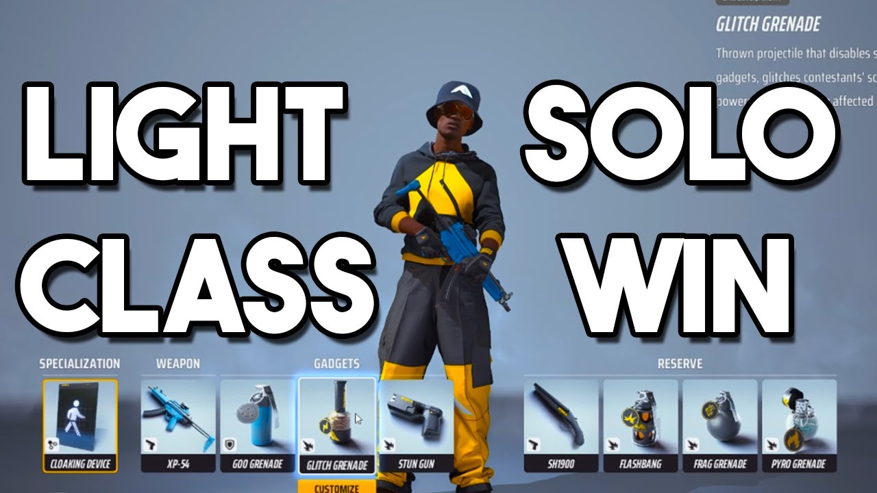 How I won THE FINALS as a SOLO LIGHT CLASS - YouTube