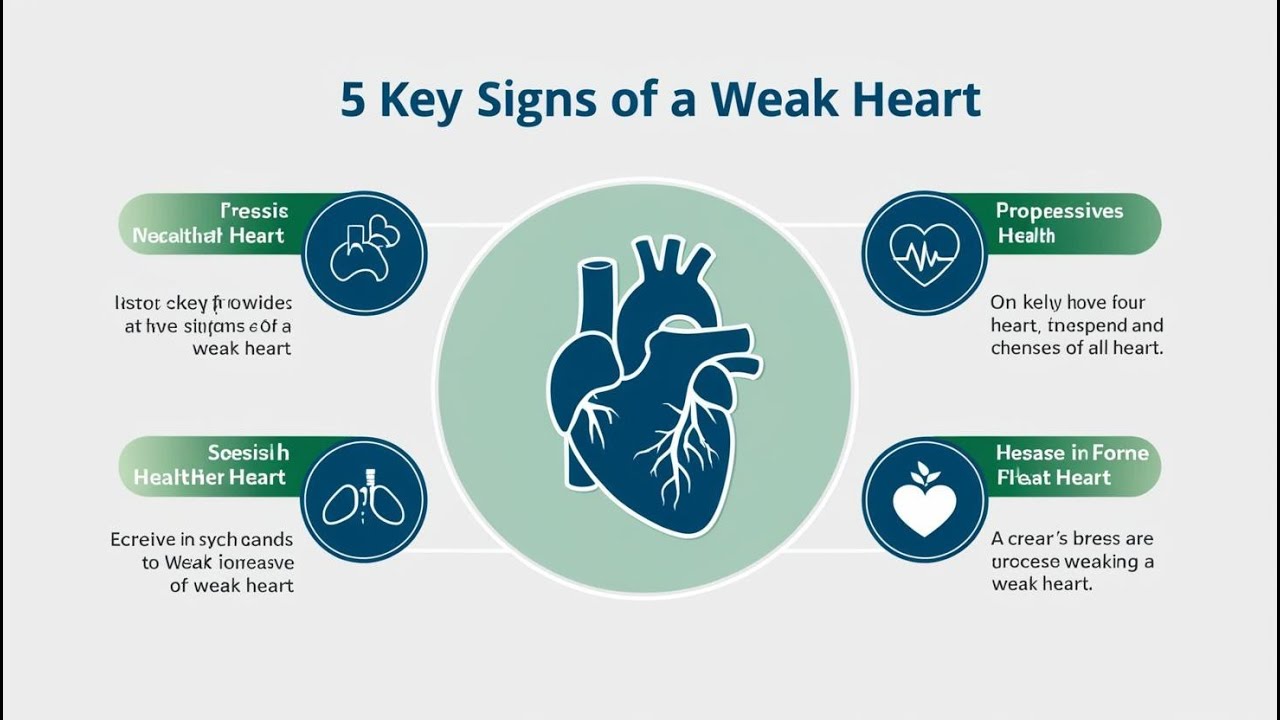 5 Signs of Weak Heart #WeakHeart #HeartFailure #HeartHealth # ...