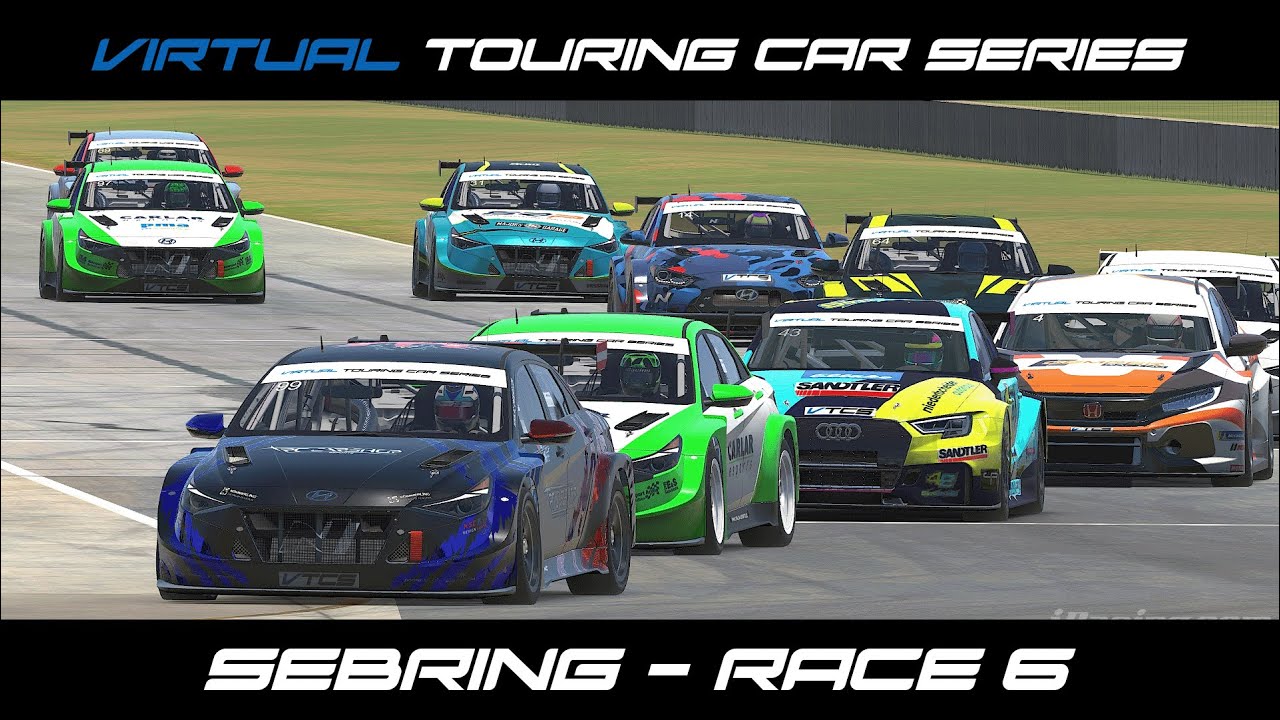 Virtual Touring Car Series | Race 6 - Sebring | Season 2 - YouTube