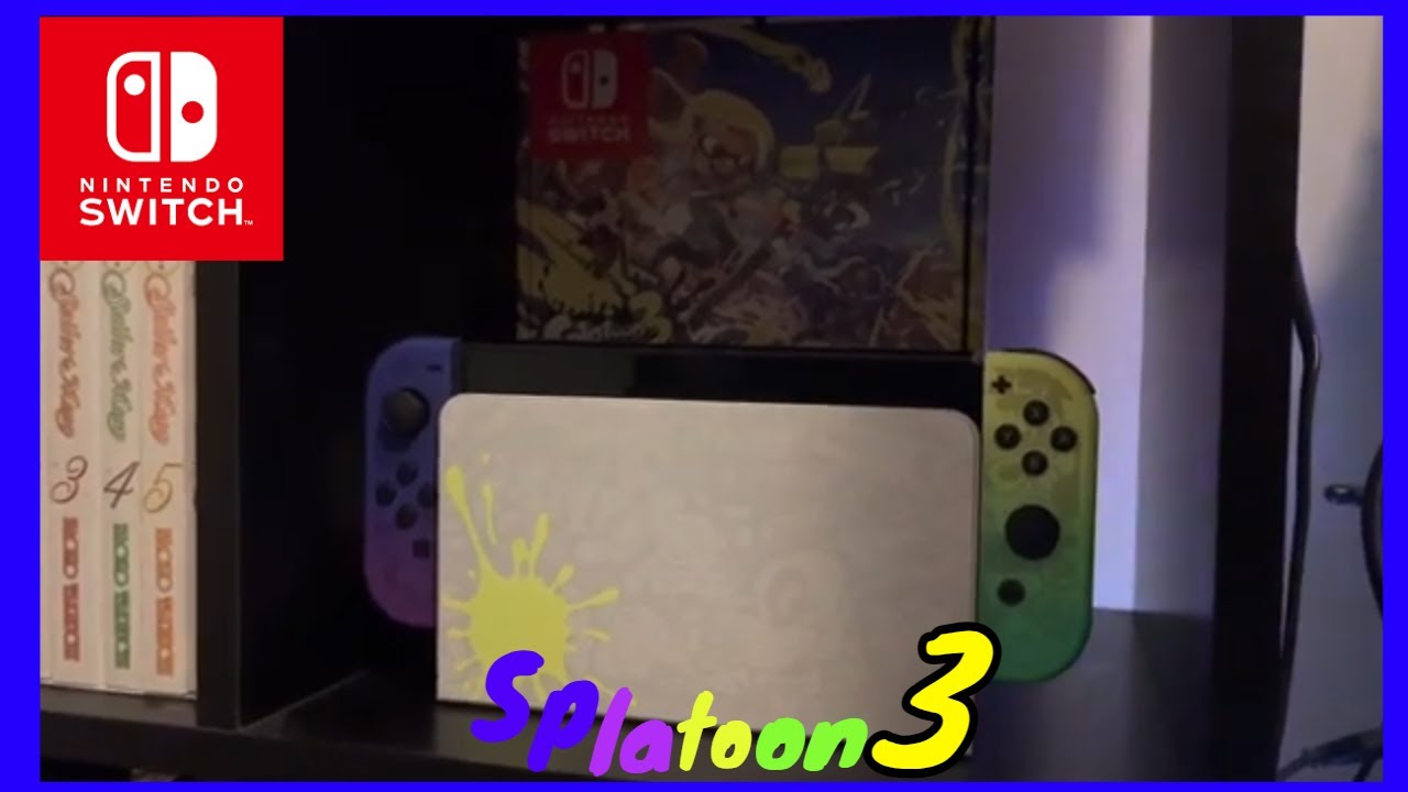 Nintendo Switch OLED Model Splatoon 3 Edition unboxing video! - YouTube