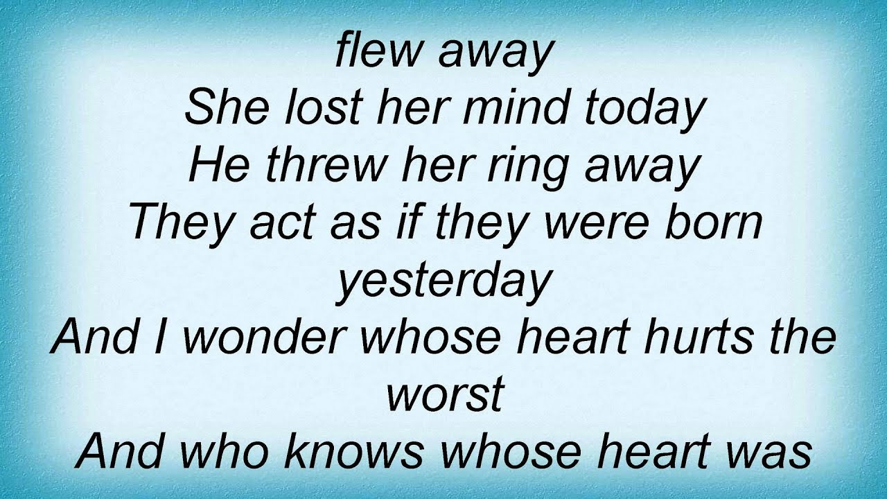 The Everly Brothers - Born Yesterday Lyrics - YouTube