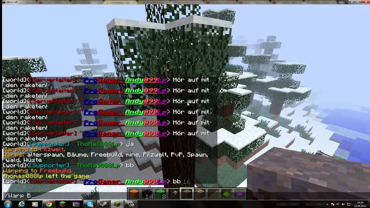 Minecraft Freebuild Server Ip - YouTube