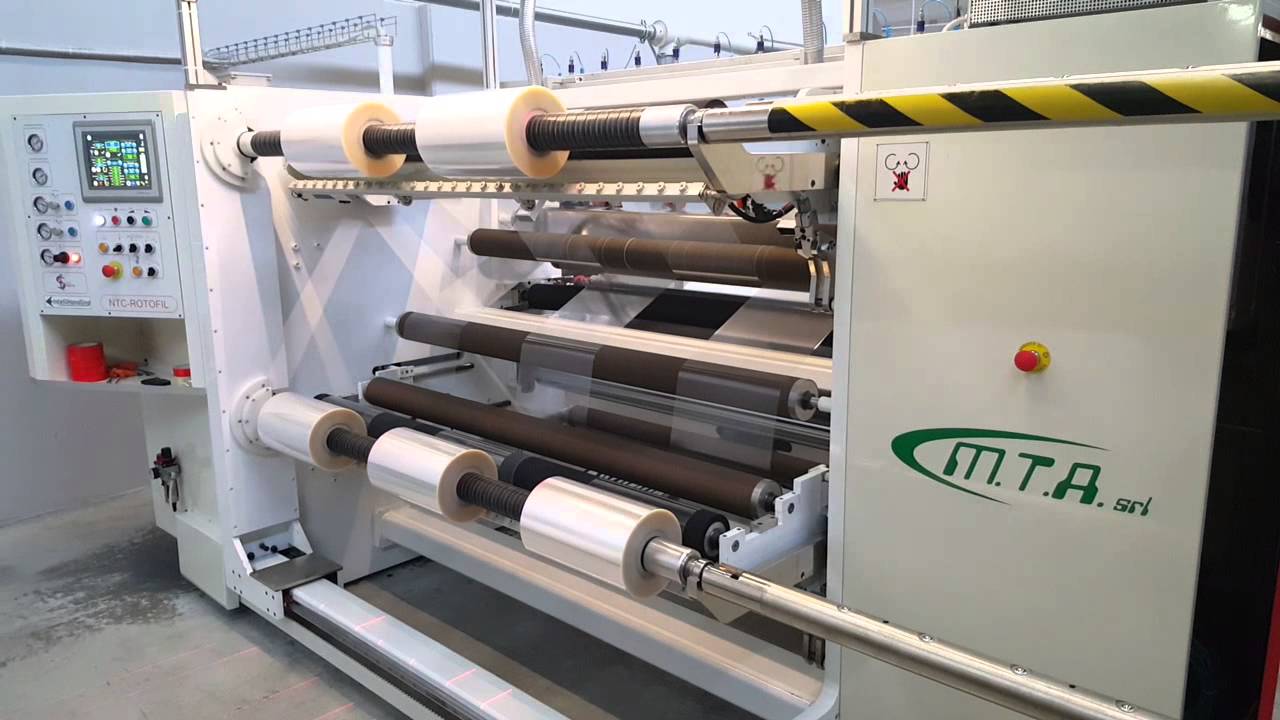 Mta srl plastic Slitter, Rotofil Casalbellotto CR - YouTube