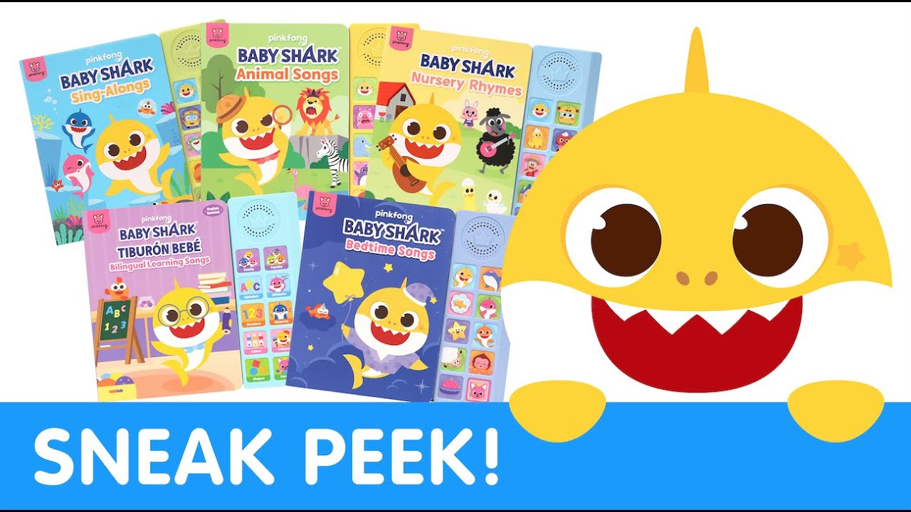Sneak Peek! Pinkfong Baby Shark 10 Button Sound Books Collection - YouTube