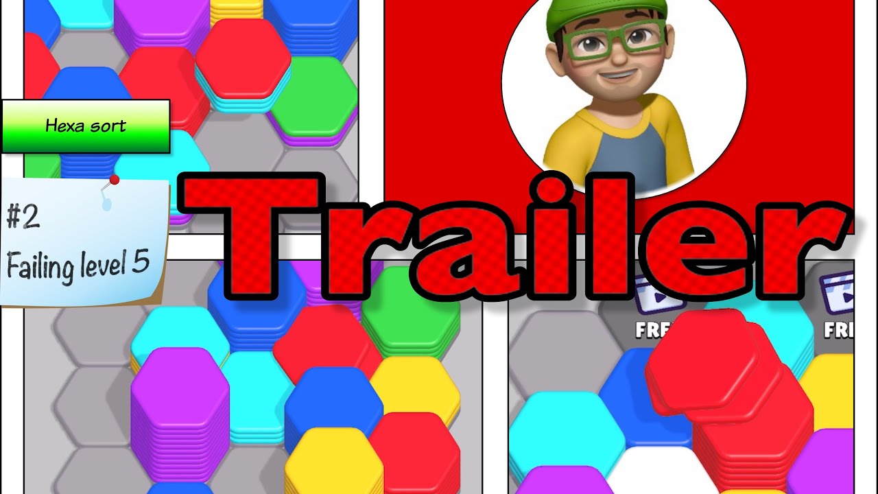 Hexa sort #2 faking level 5 [trailer] - YouTube