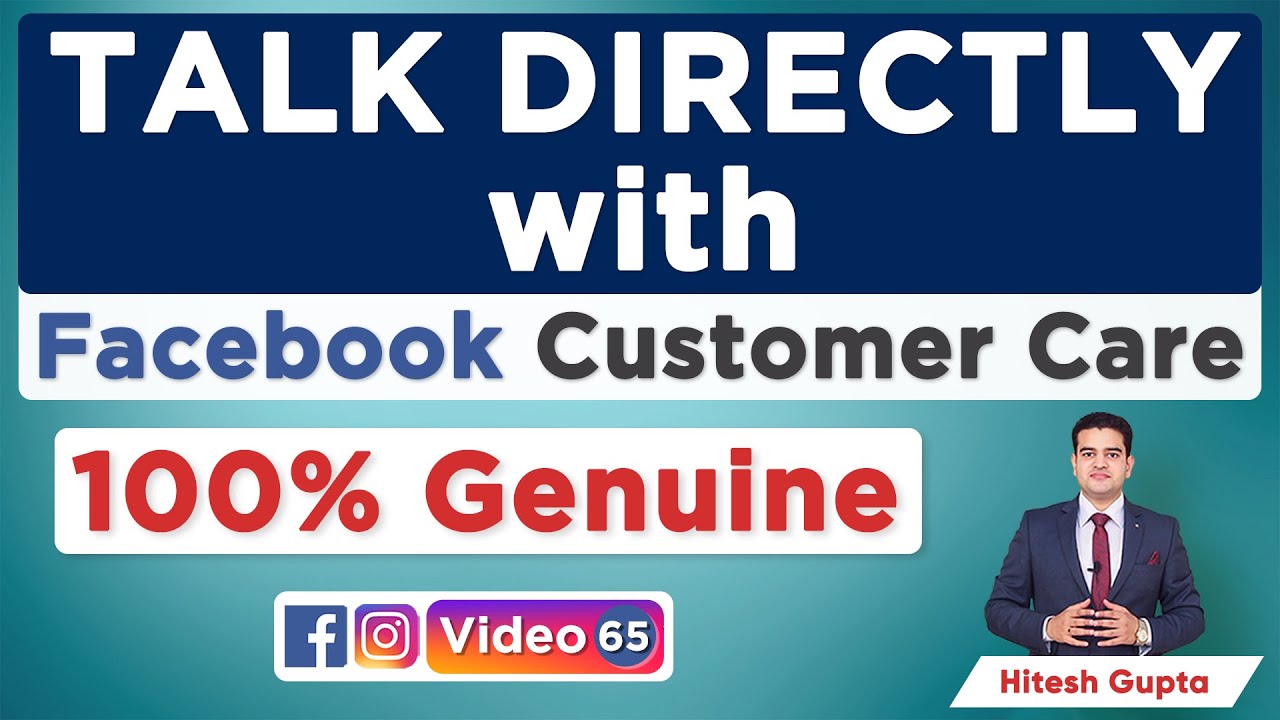 Talk Directly with Facebook Customer Care | How to Contact Facebook ...