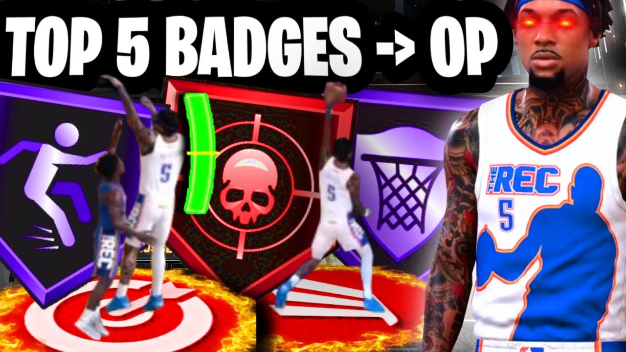 TOP 5 MOST IMPORTANT BADGES in NBA 2K26! DOMINATE Every Game! Badge ...