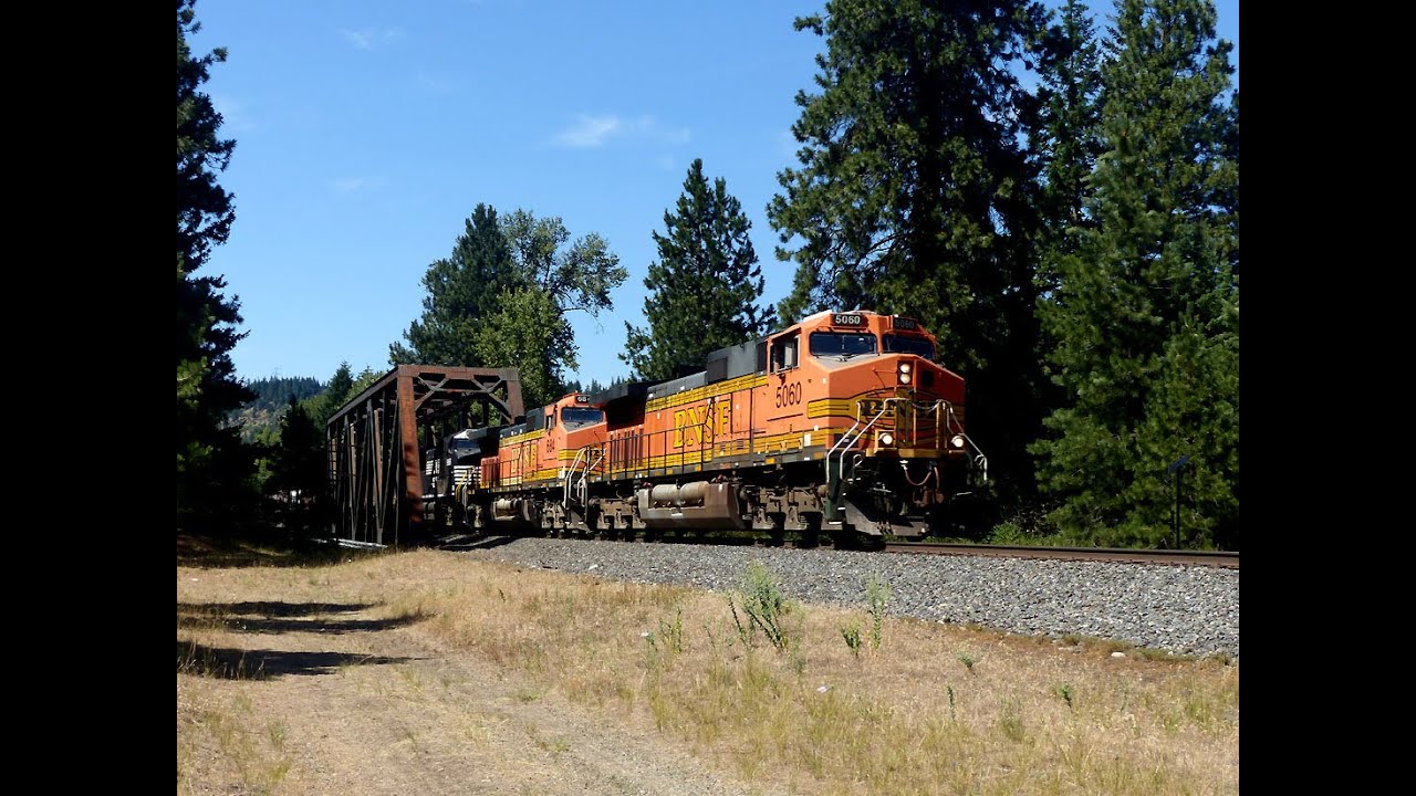 BNSF 5060 East Nelson, WA 7-9-21 - YouTube