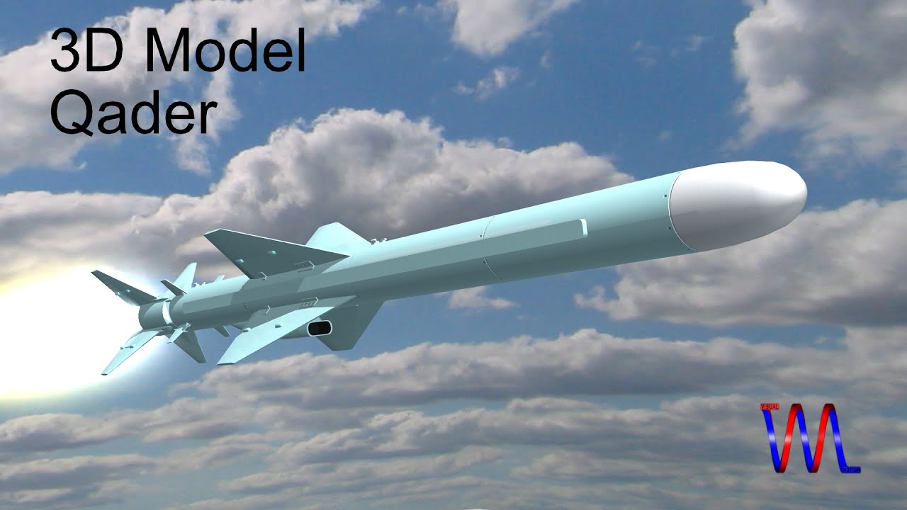 3D model: Qader Cruise missile - YouTube