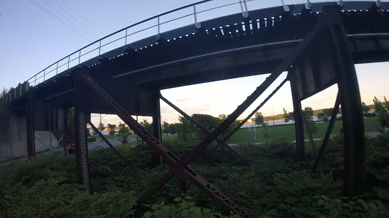 -First matty flip over train track- FPV Freestyle - YouTube