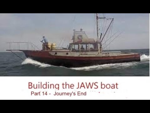 Building a model of the Jaws boat, the ORCA, part 14 Journey's End ...