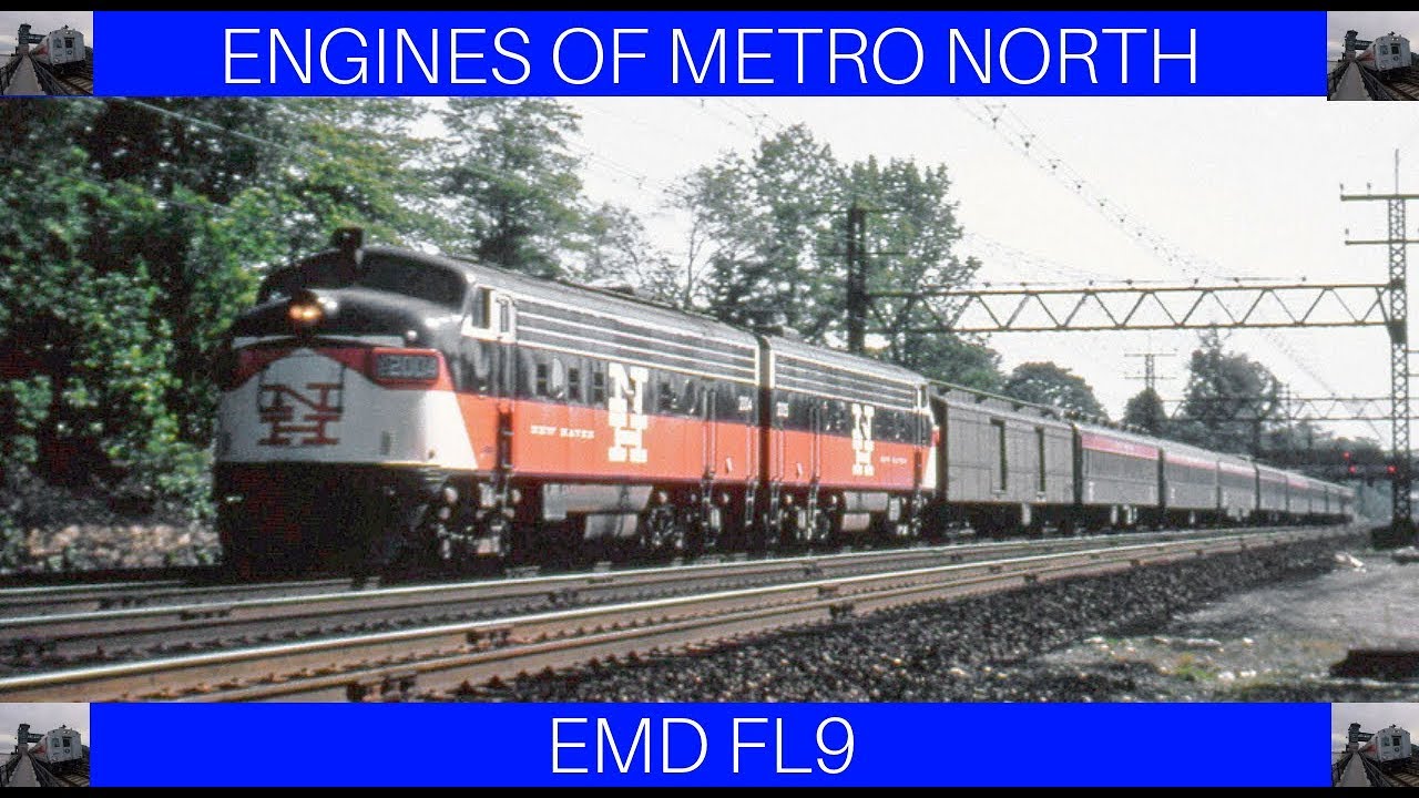 Engines of Metro North EMD FL9 - YouTube
