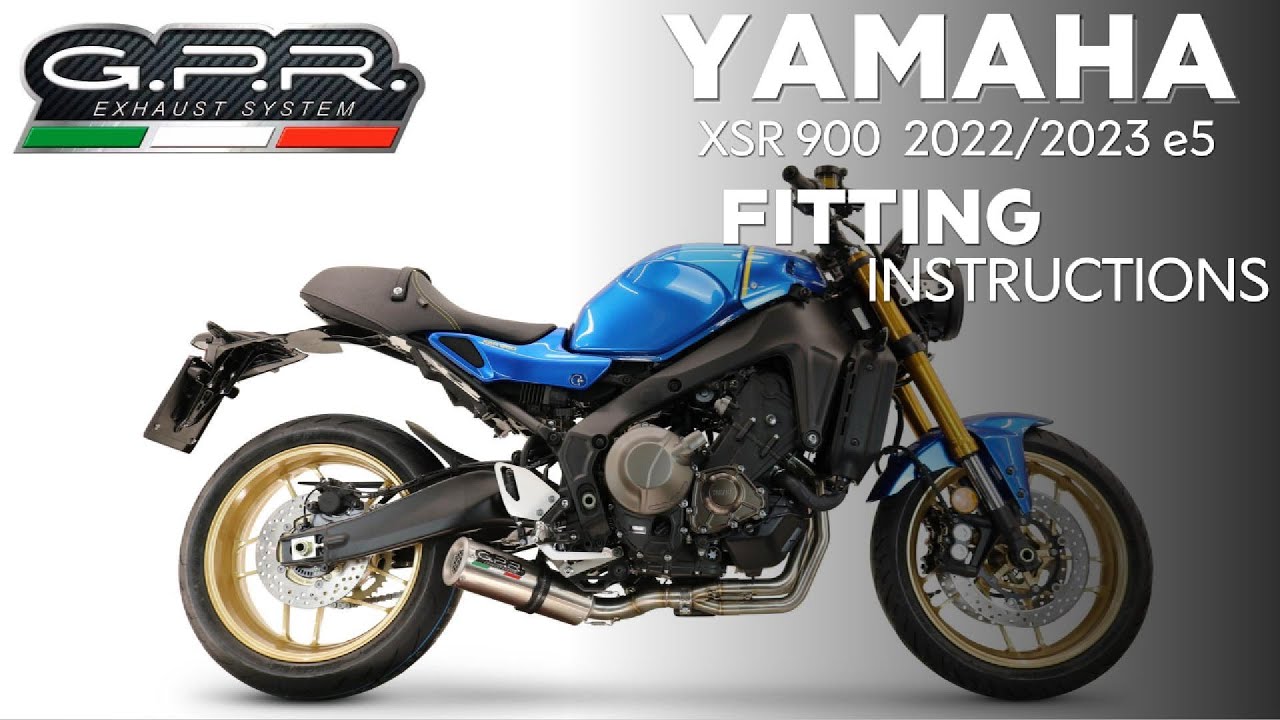 GPR Exhaust System low position Yamaha XSR 900 2022/2023 Scarico GPR ...
