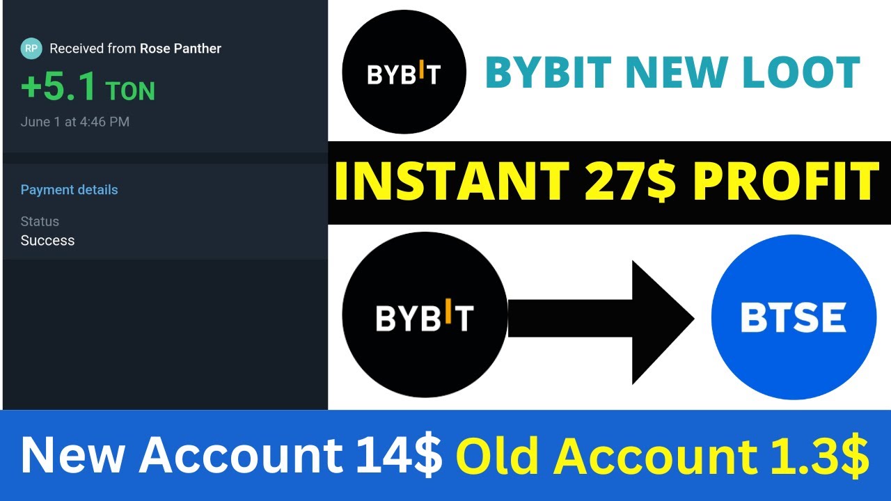 😱Instant 27$ Profit। Bybit New Loot🤑। Bybit Withdrawal। Bybit Airdrop ...