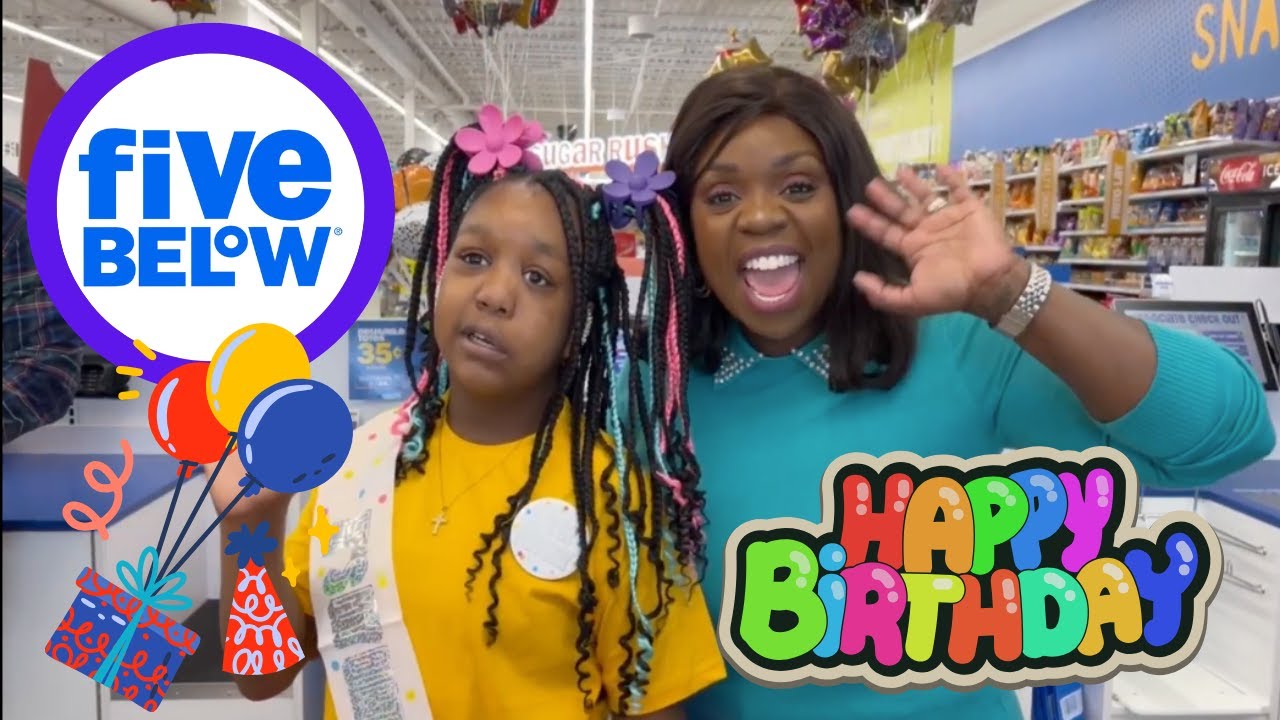 🎉 Inspiring Five Below Birthday Shopping Spree Surprise for Brooke the ...