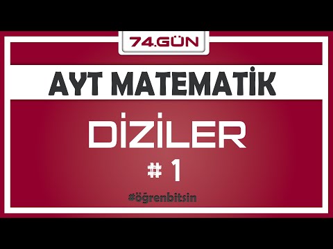 Diziler 1 | AYT MATEMATİK KAMPI 74.gün | Rehber Matematik