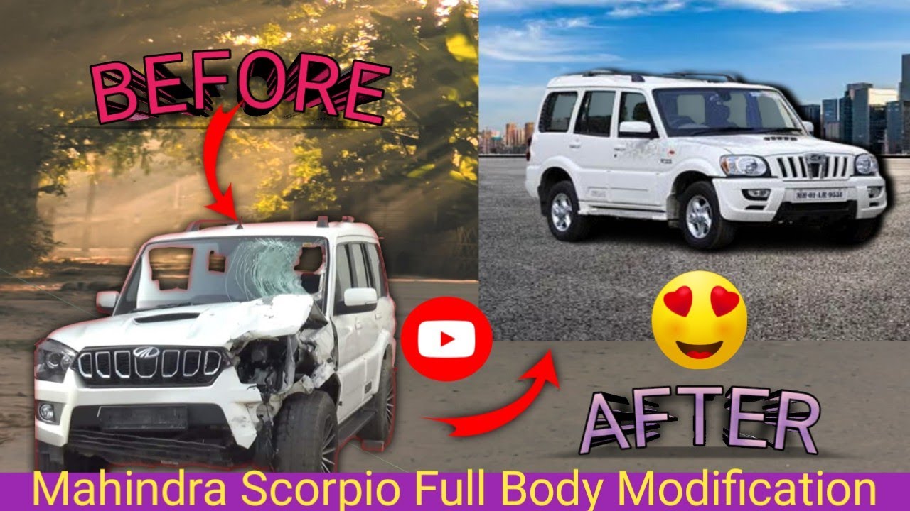 Mahindra Scorpio Full Body Modification#mahindra#car#vlogs - YouTube