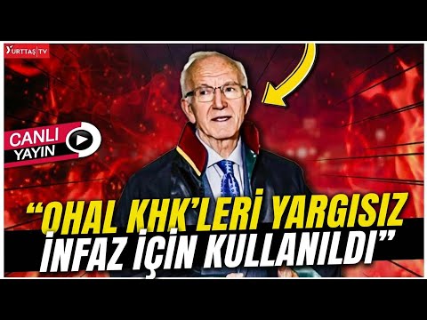 İstanbul Barosu Başkanı İbrahim Kaboğlu: OHAL KHK'leri yargısız infaz için kullanıldı
