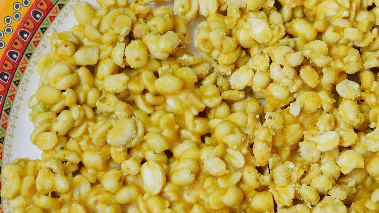 How to Make Peanut Chikki in Telugu || Pappu Chekka sweet Recipe Easy ...