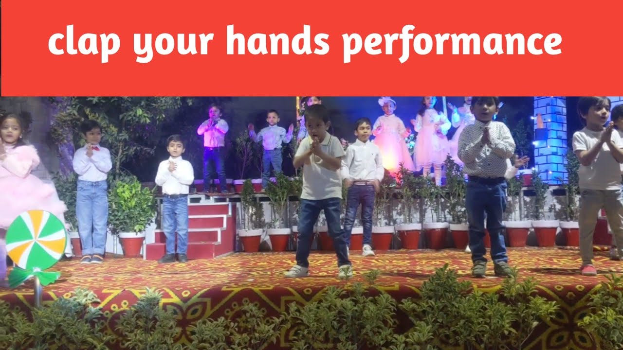 kids annual day performance at clap ur hands👏 - YouTube