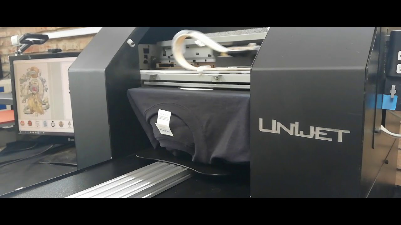 UNIJET DTG UL1800 - YouTube