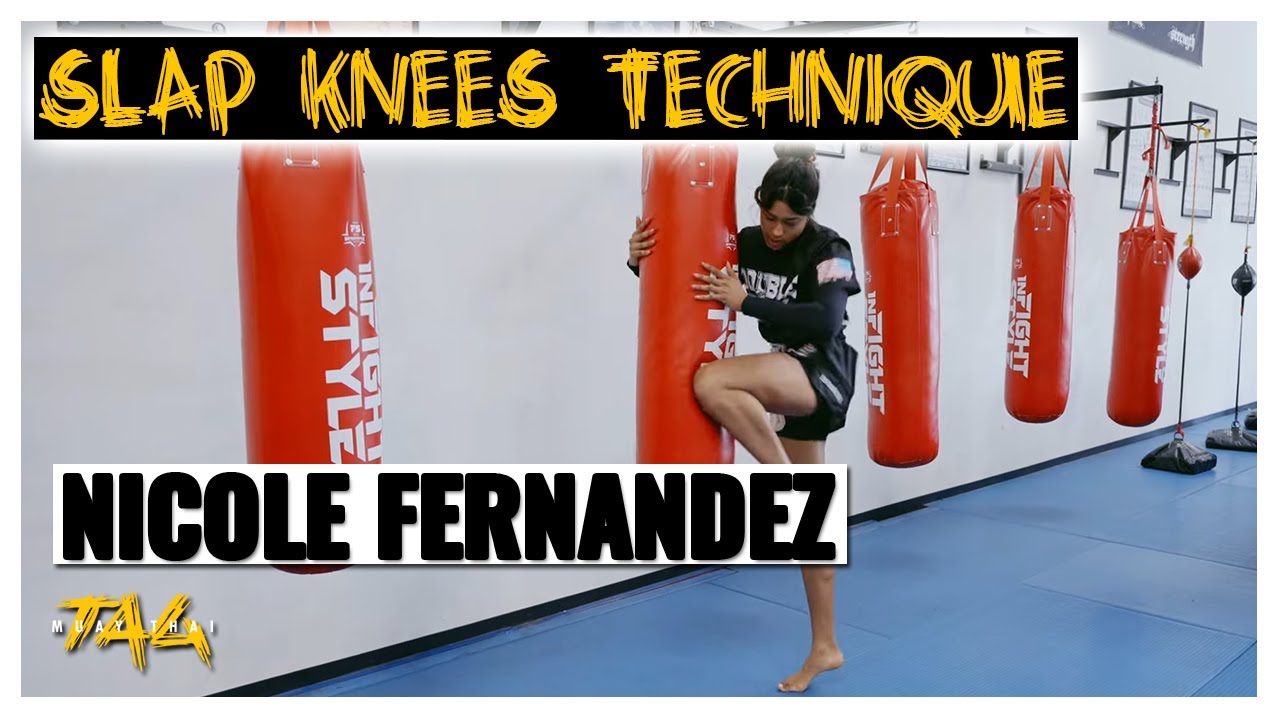 Slap Knees Technique on the Bag with Nicole Fernandez - YouTube