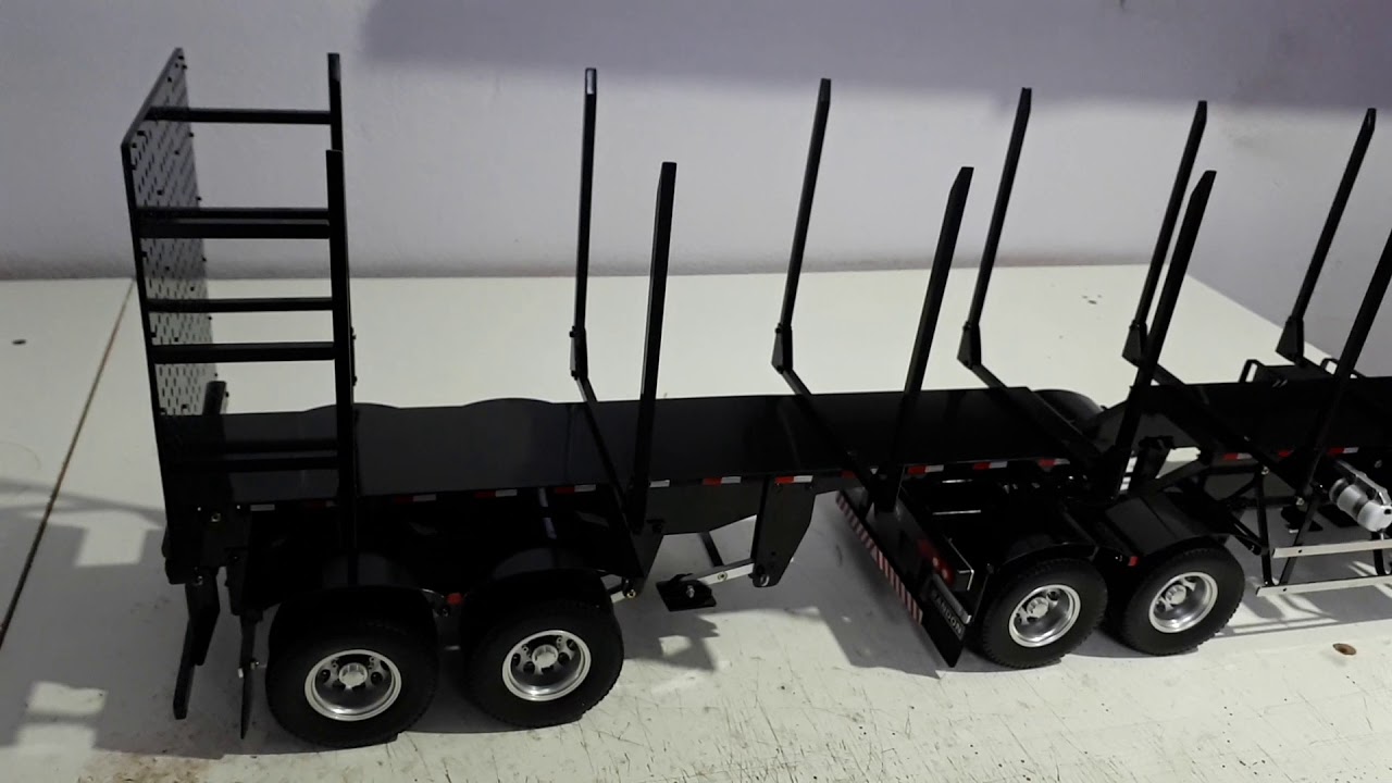 Bitrem florestal 7 eixos 1/14 - YouTube