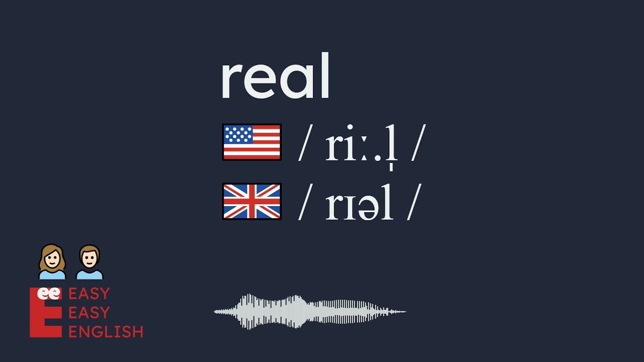 How to pronounce real? US English UK English IPA Audio Waveform 👩👨 How ...