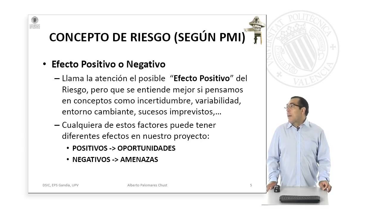 Definicion de riesgo | 2/10 | UPV - YouTube