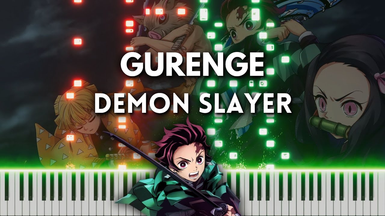 Gurenge - Demon Slayer: Kimetsu no Yaiba Opening 1 Piano Cover (FREE ...