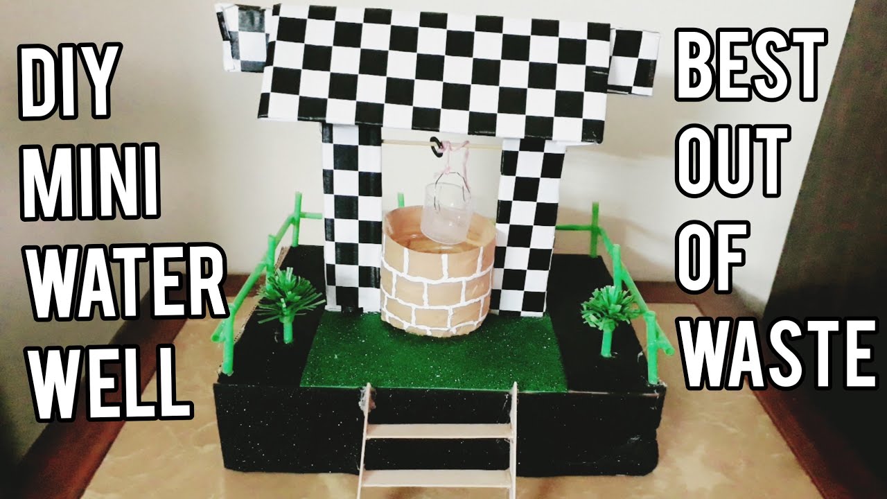 DIY MINI WATER WELL/BEST OUT OF WASTE - YouTube