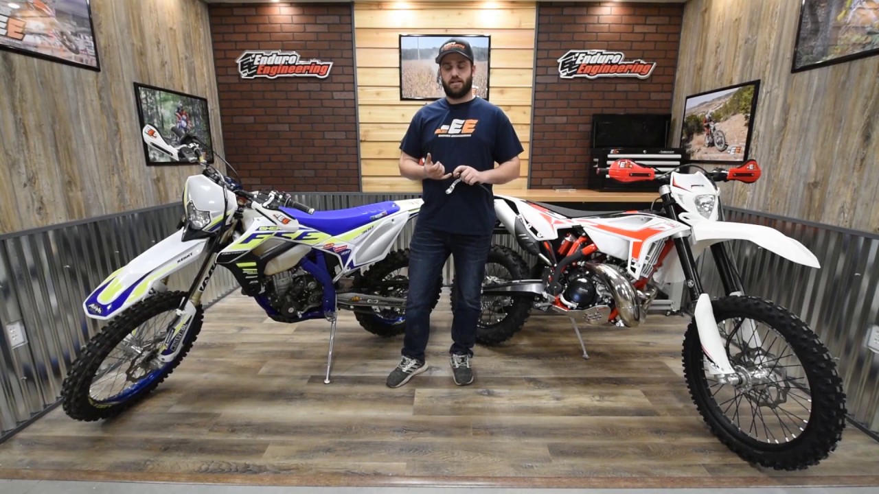 Enduro Engineering Aluminum Open Ended Moto Roost Deflector Kit - YouTube