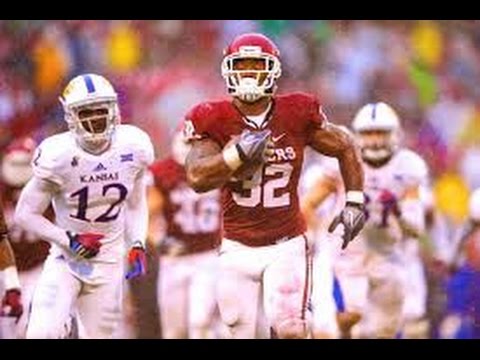 Samaje Perine Oklahoma Sooners Freshman Highlights |"Powerful Perine ...