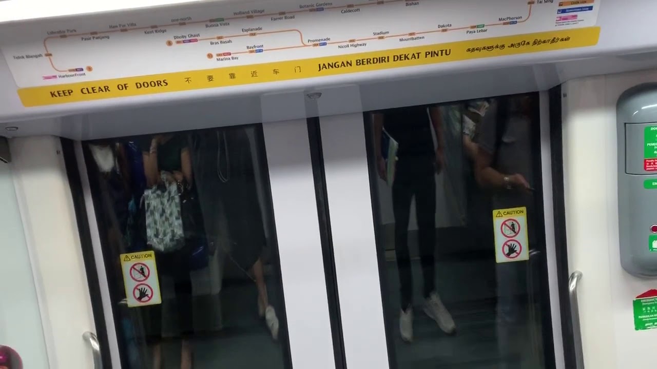 SMRT Trains CCL Alstom Metropolis C830 [810] - Farrer Road to Botanic ...