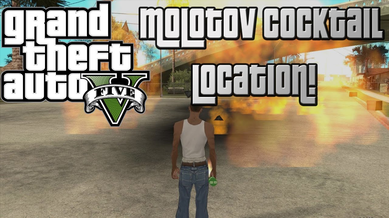 GTA 5 Secret: Molotov Cocktail (Weapon Location) - YouTube