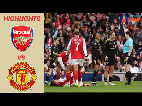 Red Card Highlight | Arsenal vs Manchester United | Barclays WSL 2025-26 (January 10, 2026)
