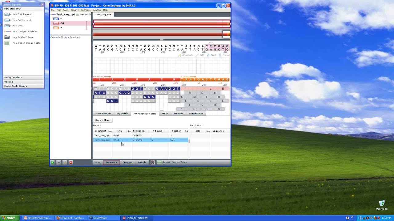 Gene Designer Sequence Review Quick Guide - YouTube
