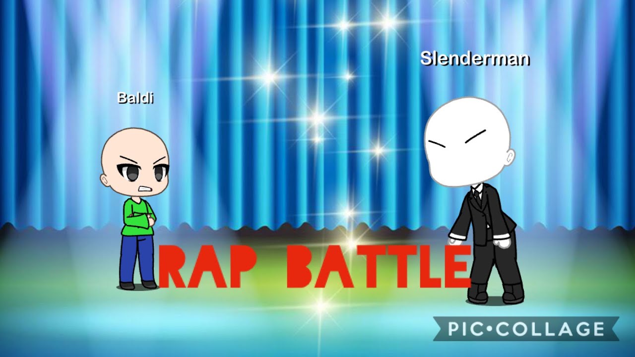 Slenderman VS Baldi Rap Battle (Gacha Life Remake) - YouTube