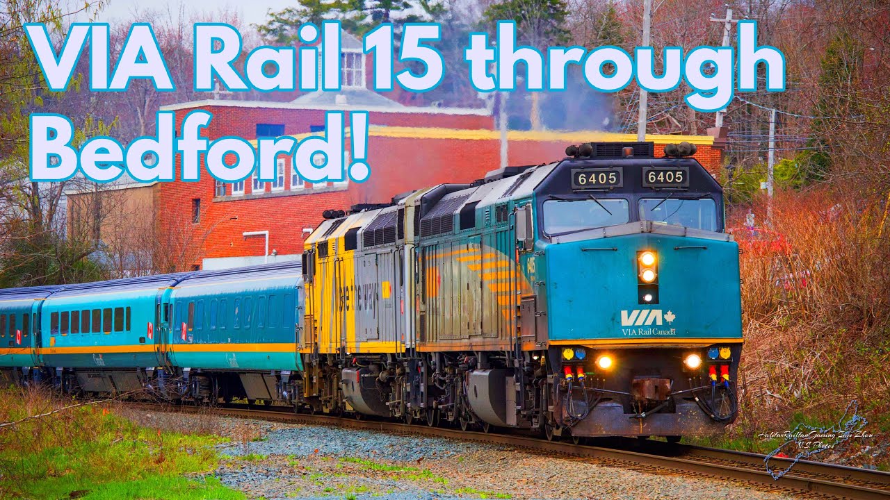 Railfanning with @trainspotter906! VIA Rail 6405 Leads VIA Rail 15 at ...