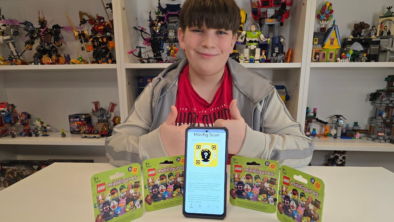 lego series 27 minifigures does minifig scan app work?? - YouTube