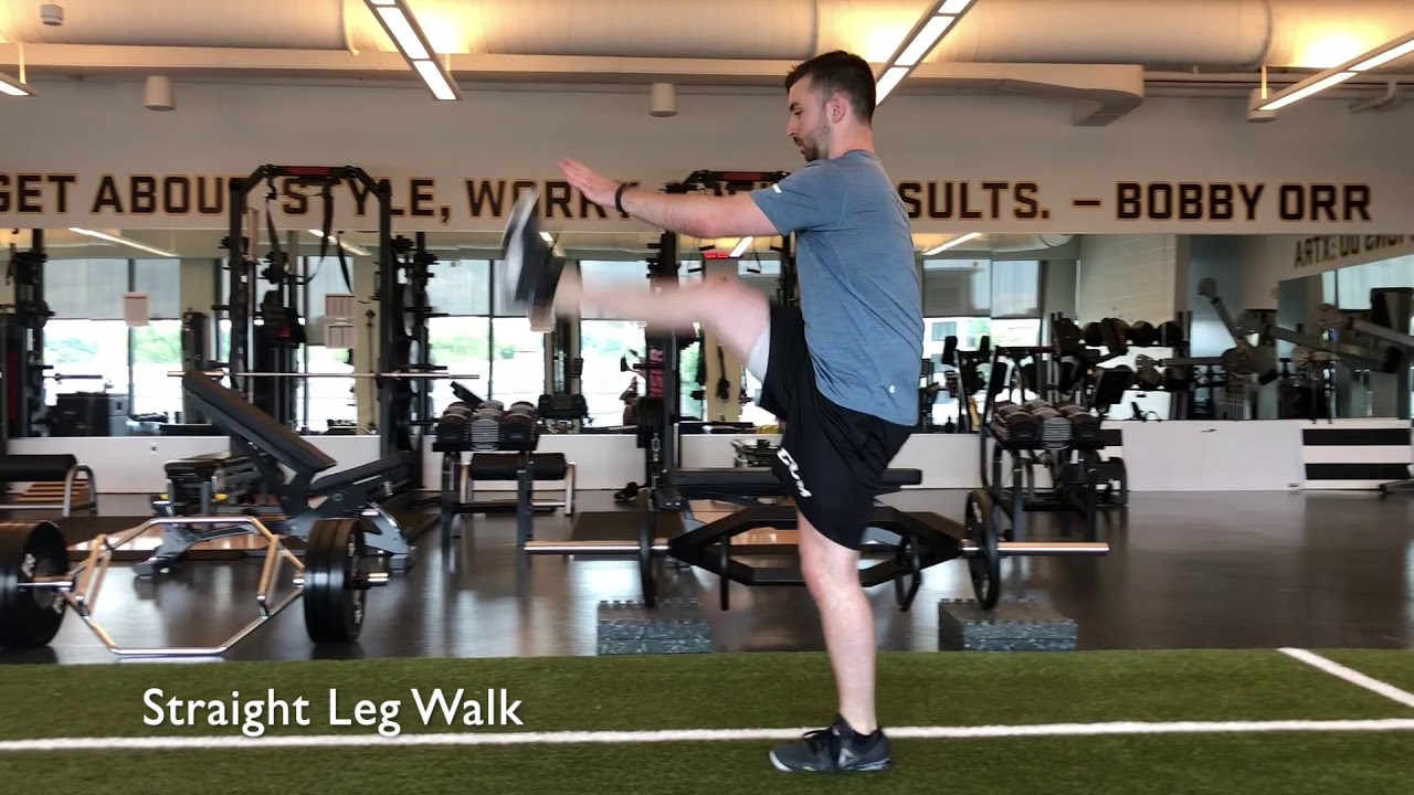 Straight Leg Walk - YouTube