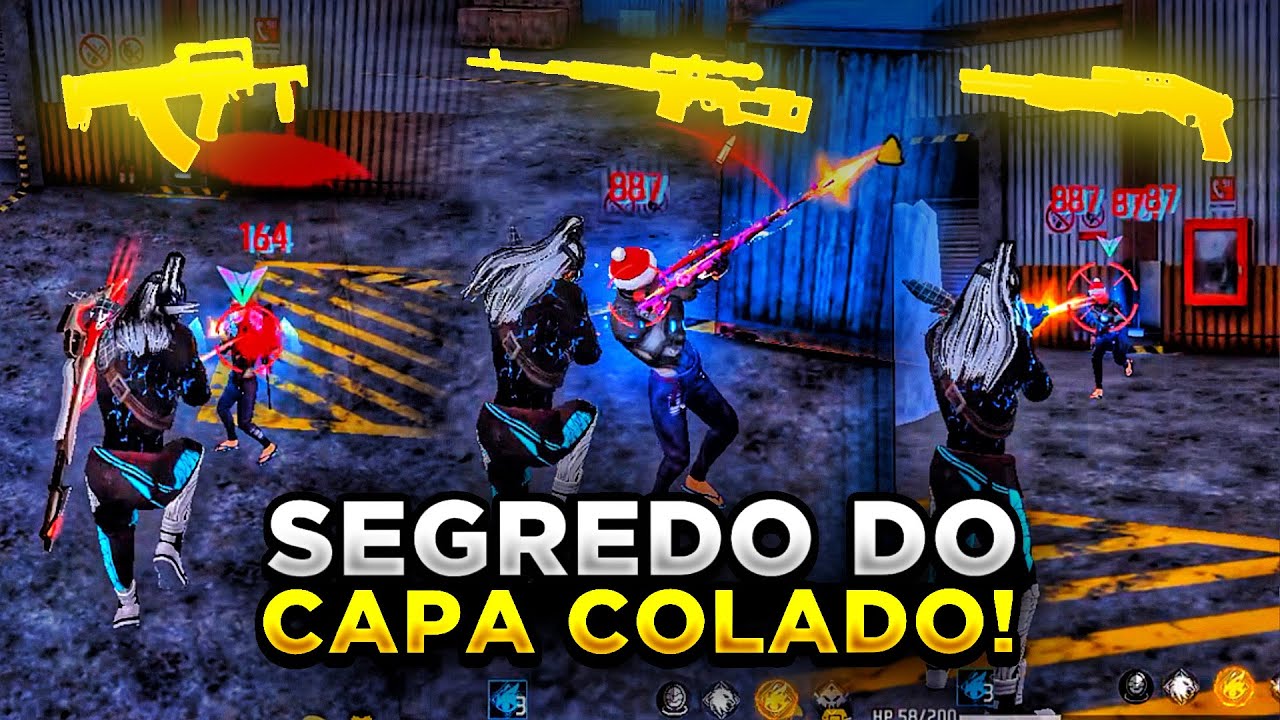 COLADO! COMO SUBIR CAPA DE PERTO NO FREE FIRE? 🔥 (capa fácil com ...
