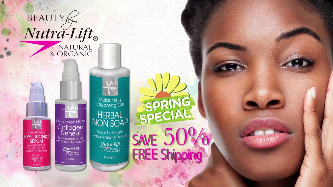 SPRING SPECIAL! Nutra-Lift Hyaluronic Acid, Collagen Reneu and Non Soap ...