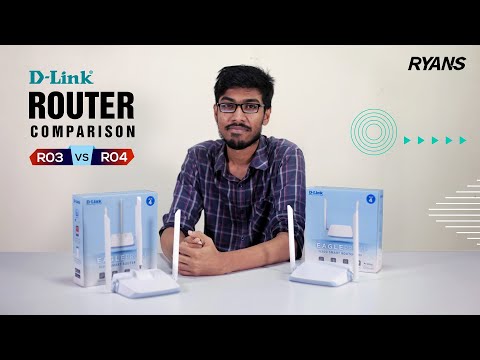 D-Link Router Comparison: R03 vs R04 - YouTube