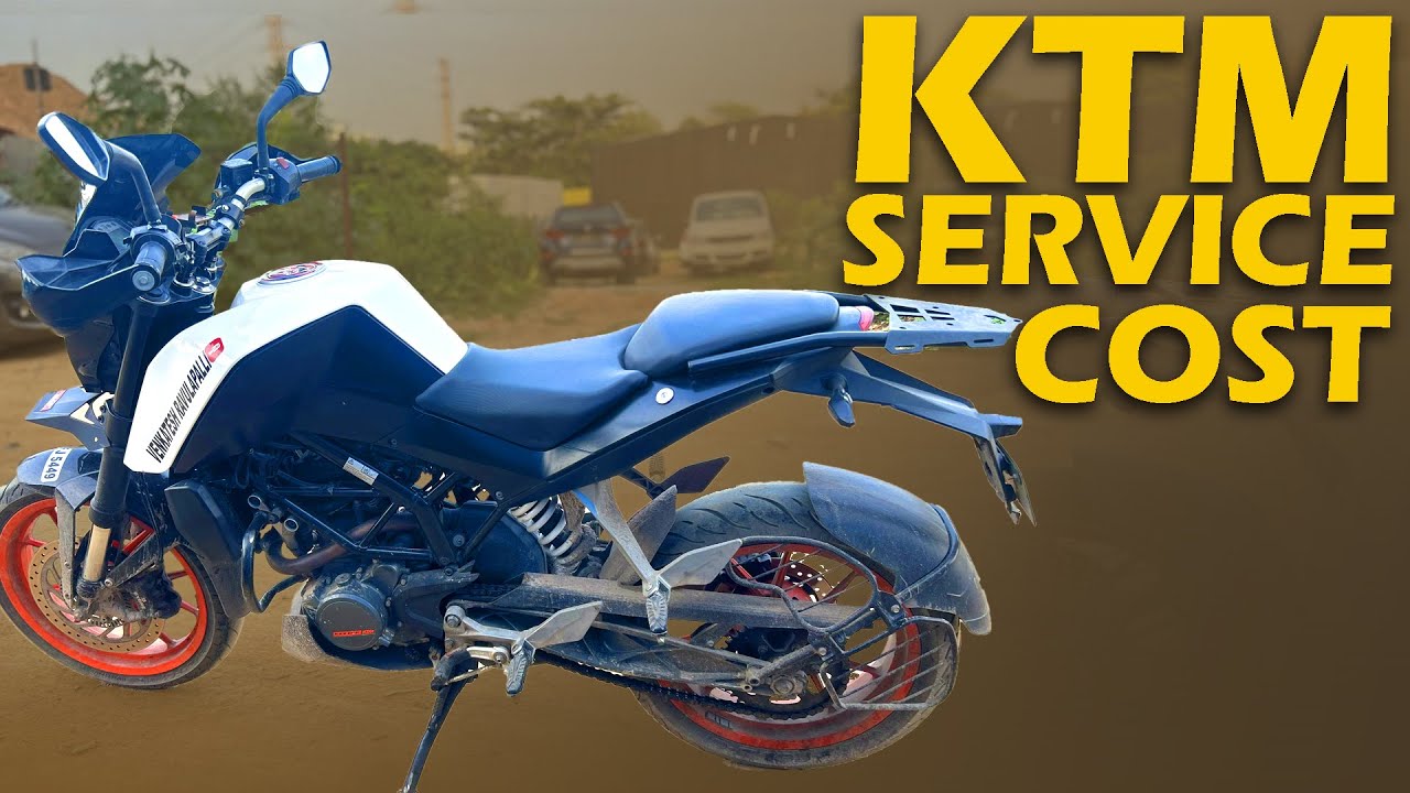 KTM Service Cost | Service Vlog | Venkatesh Ravulapalli - YouTube
