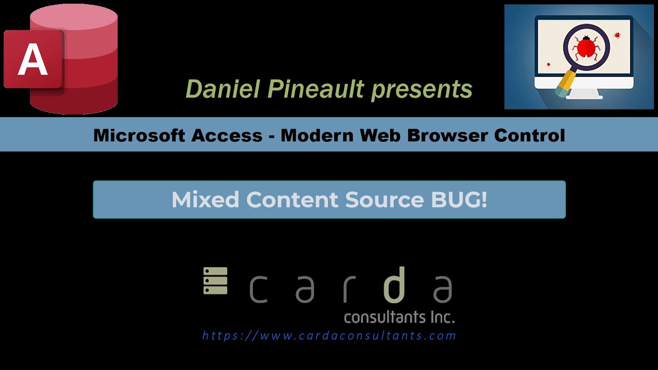 Microsoft Access - New Modern Web Browser Control - Mixed Content ...
